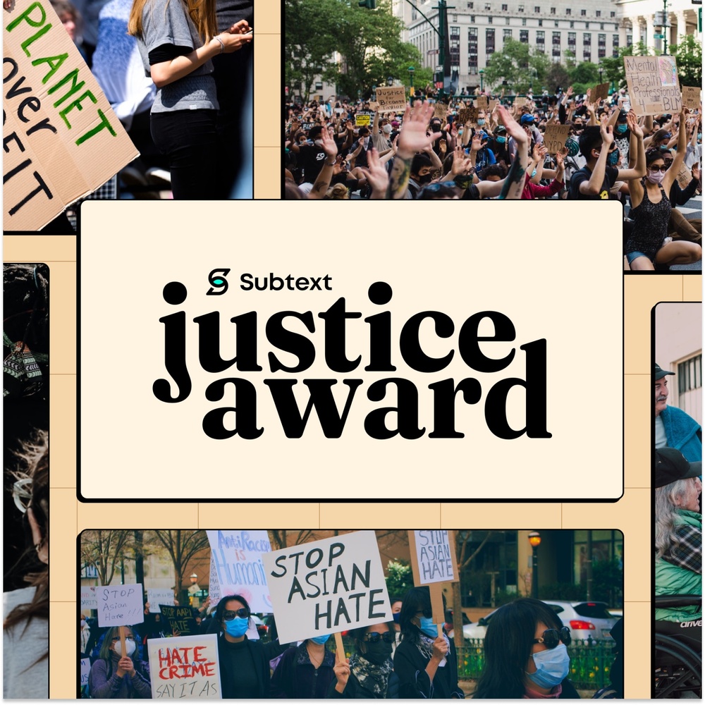 Subtext Justice Award | Subtext